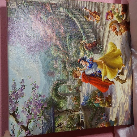 Thomas Kinkade | Art | Thomas Kinkade Snow White Wrap 4x14 | Poshmark